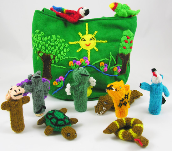 Rain Forest Finger Puppet Set-On Sale - Partners For Just Trade