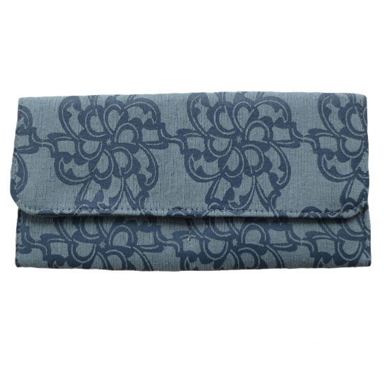 Flower Rectangular Wallet VW 10CGRY - Partners For Just Trade